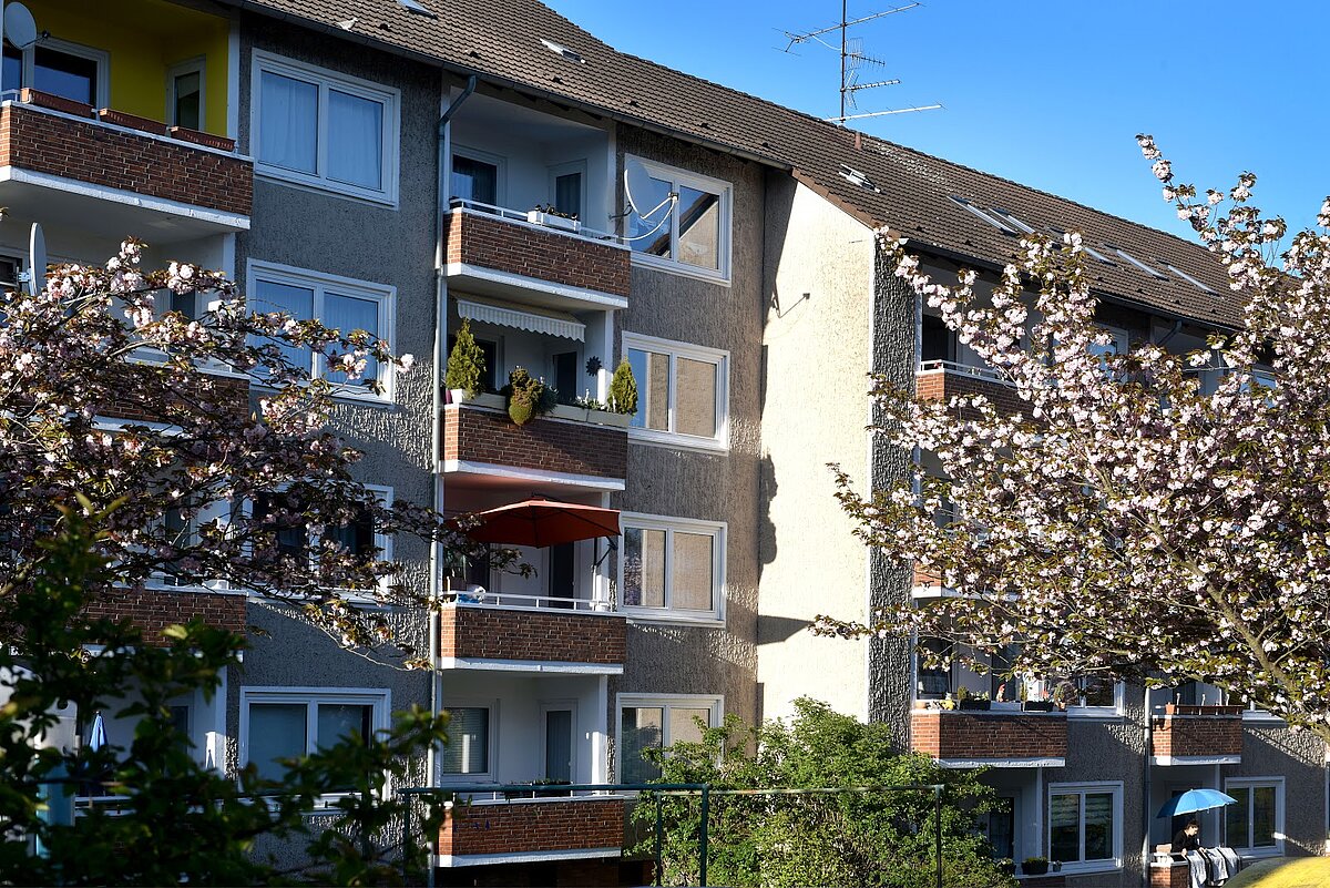 Helle 3 Zimmer-Wohnung im Grünen mit Balkon // 2.OG li.{$site.website ...